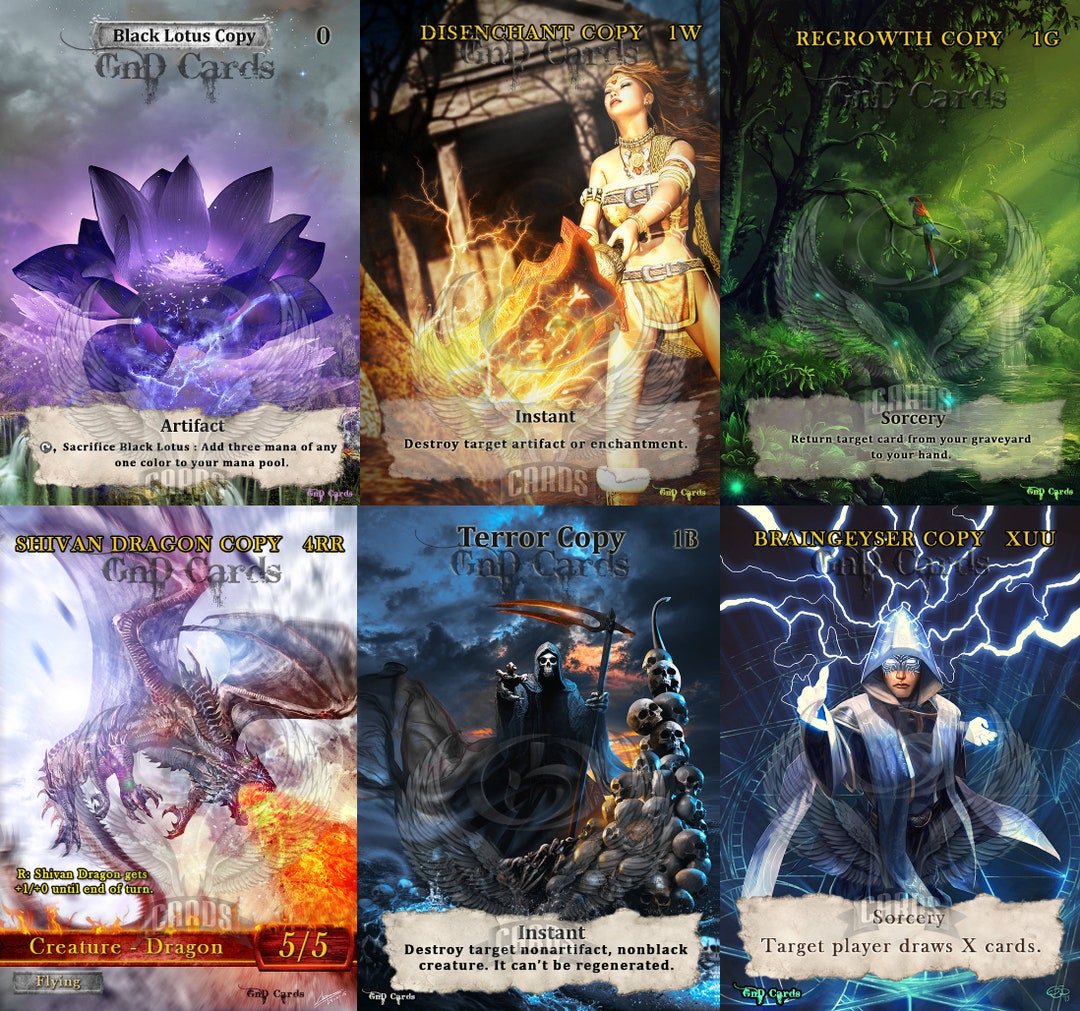 Garth One-eye Complete Token Pack Custom Altered Gnd Cards - Etsy