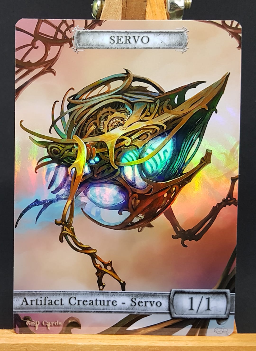 1x Servo #1 *FOIL LAMINATED* Custom Altered Token - Etsy