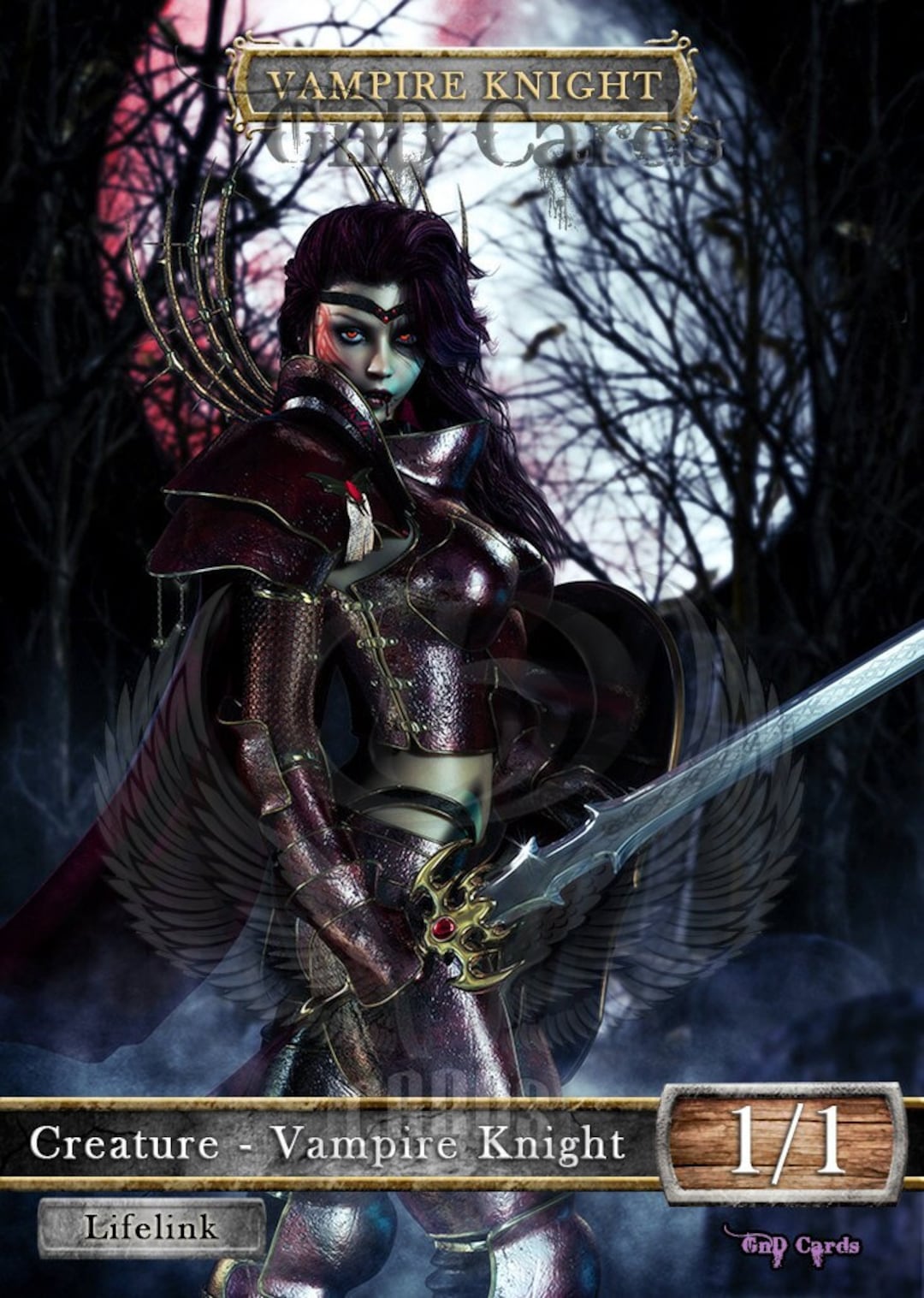 Vampire Knight #3 TCG Token Custom Altered - Etsy