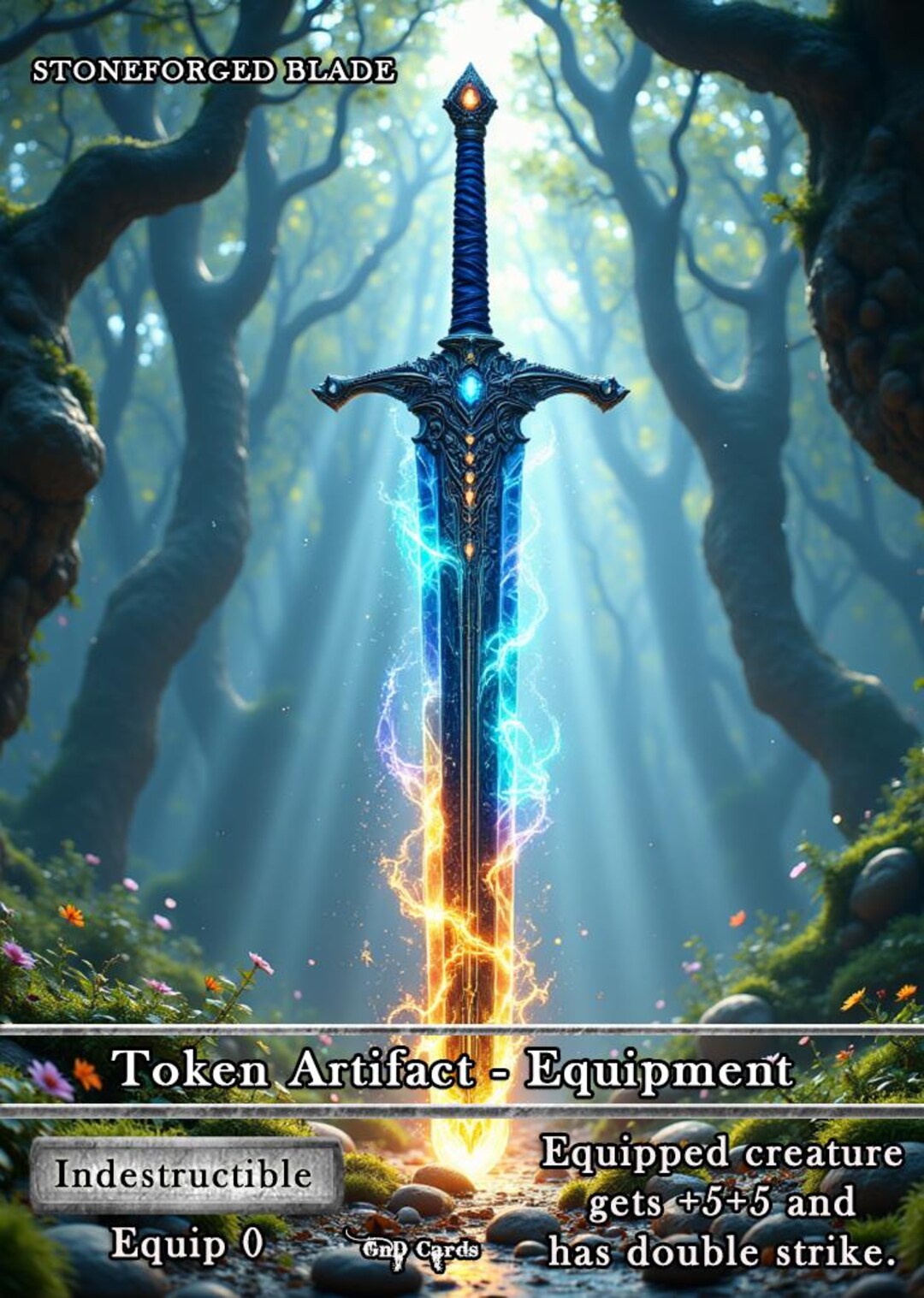 Stoneforged Blade #5 TCG Token Custom Altered - Etsy