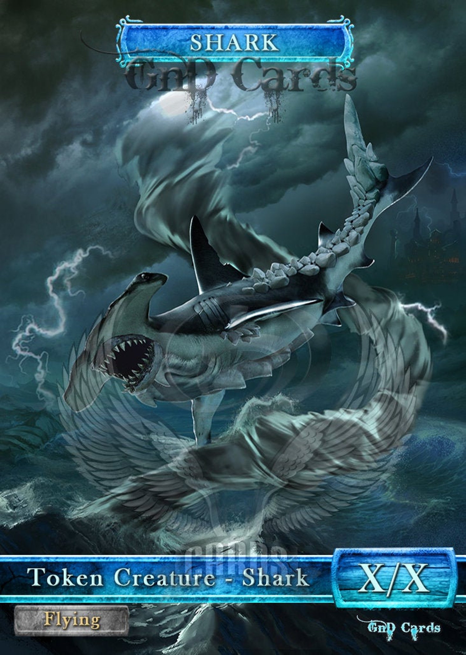 Shark #1 TCG Token Custom Altered - Etsy