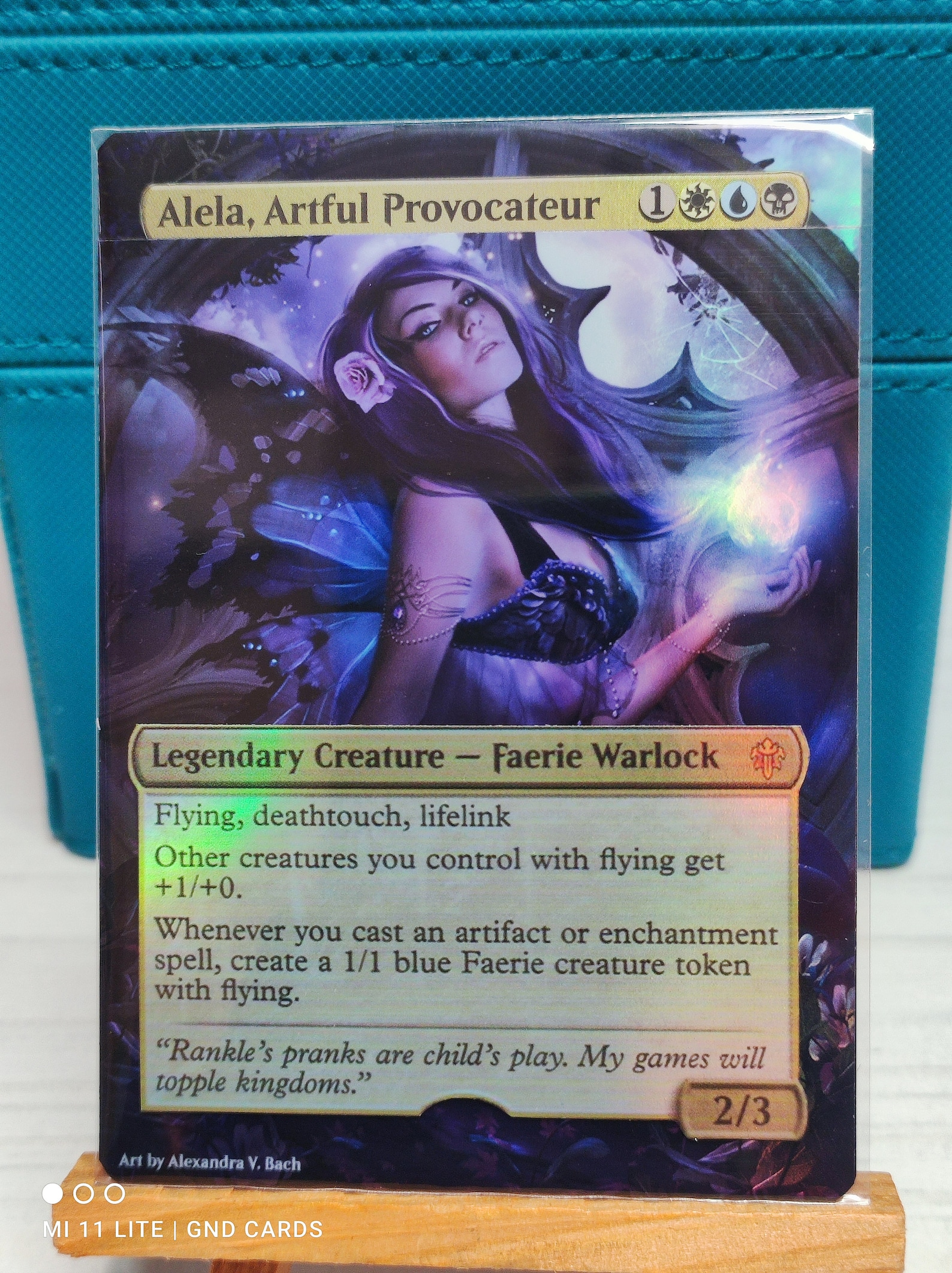 1x Foil Altered Art Alela Artful Provocateur V1 MTG | Etsy