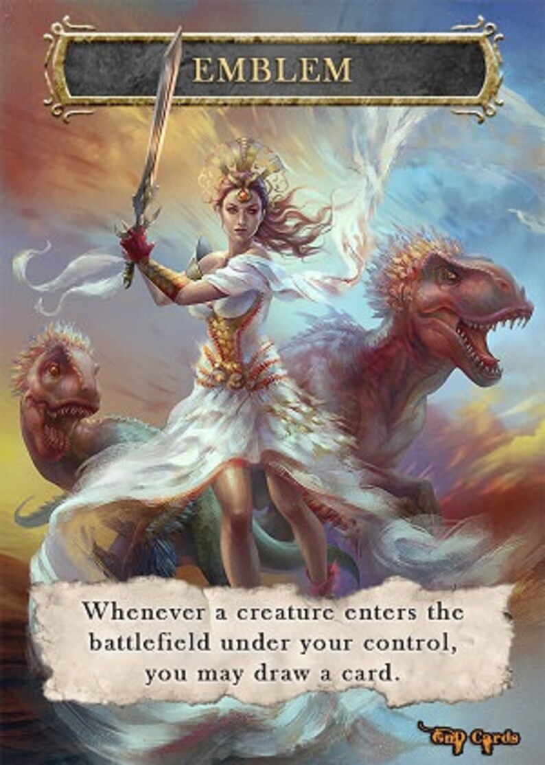 1x Emblem Huatli Radiant Champion Custom Altered | Etsy