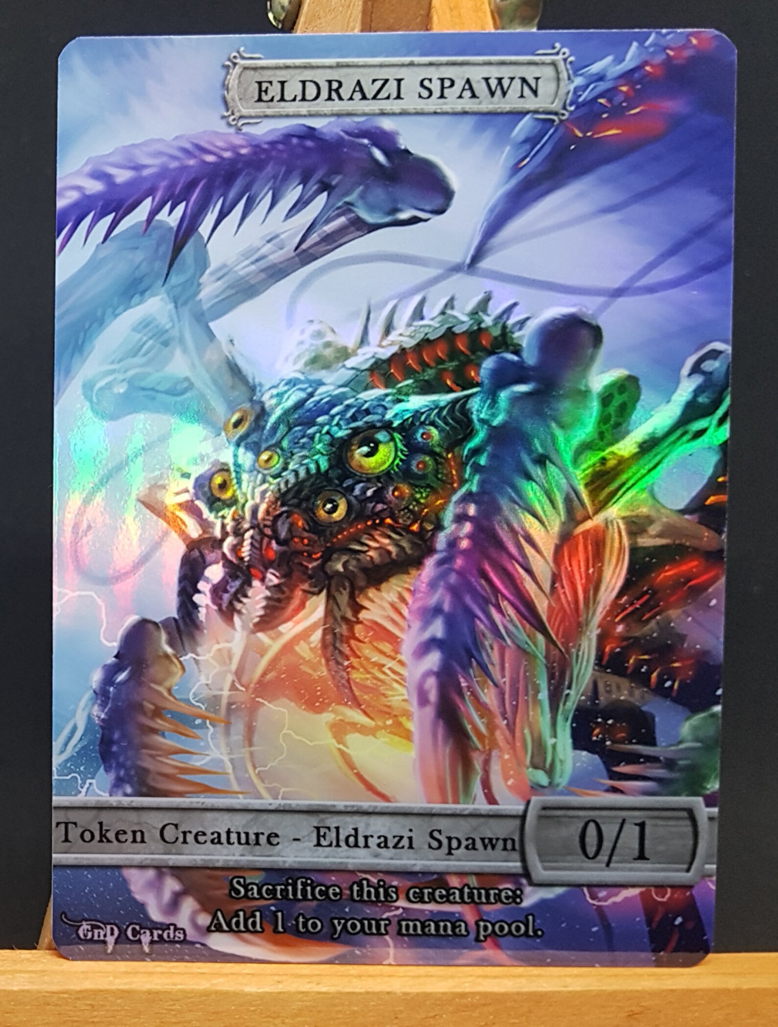 1x Eldrazi Spawn 1 FOIL LAMINATED Custom Altered Token Gnd | Etsy