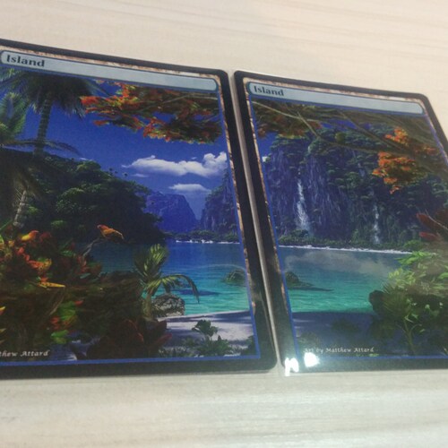 2x Island 24 Non-foil Panorama Custom Altered Basic Lands MTG - Etsy