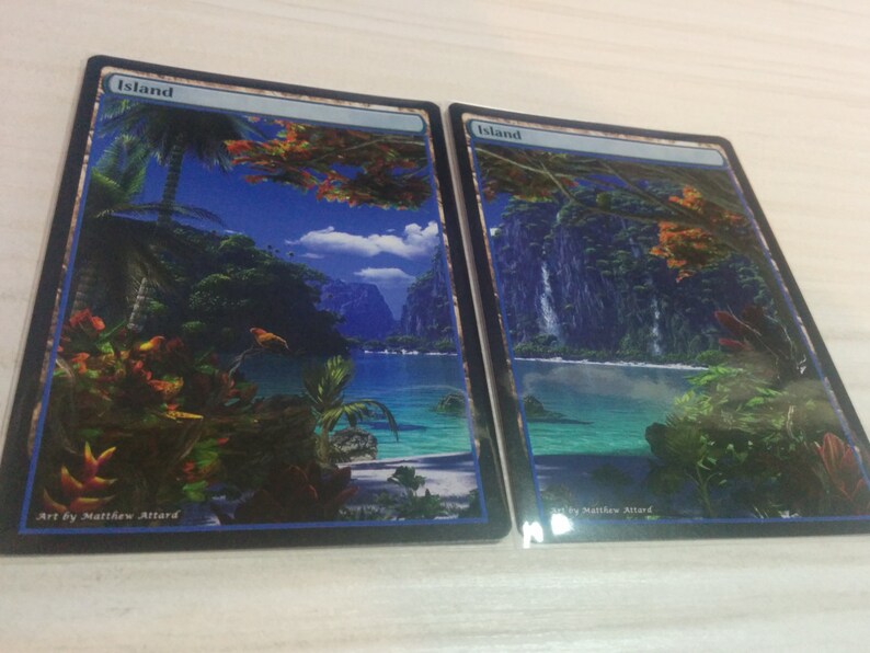 2x Island 24 Non-foil Panorama Custom Altered Basic Lands MTG - Etsy