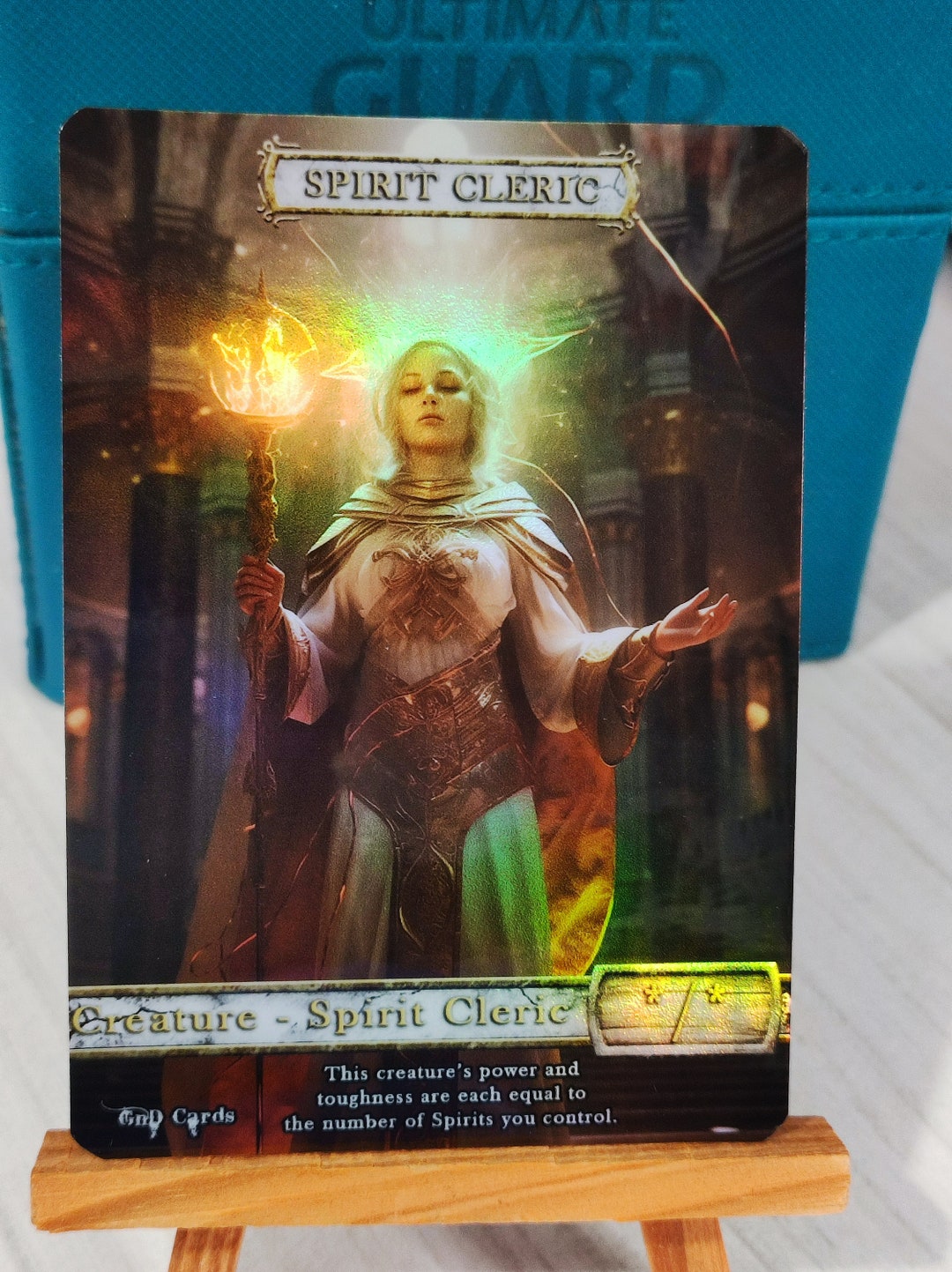 1x Spirit Cleric 3 FOIL LAMINATED Custom Altered Token - Etsy