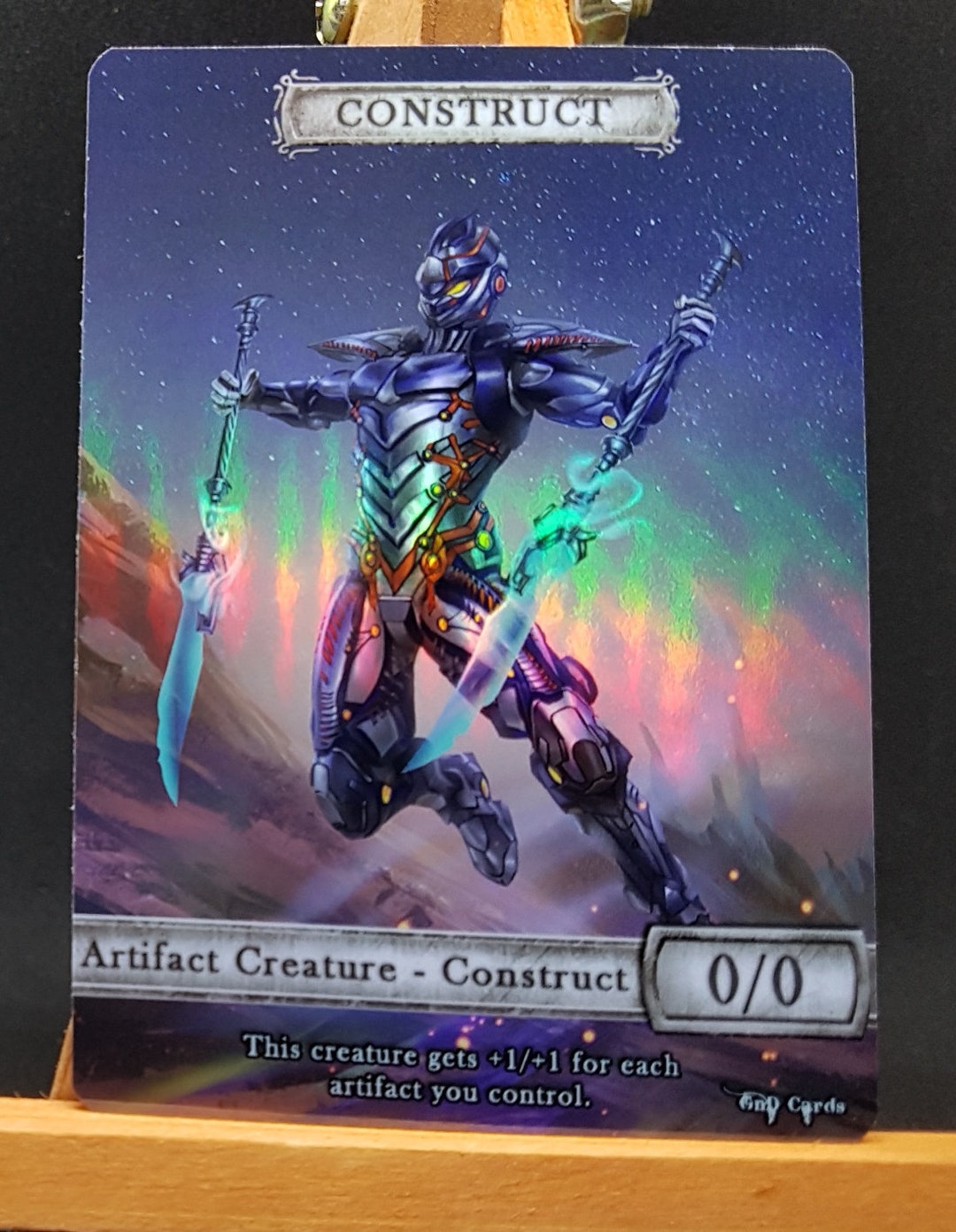 1x *foil* Construct #6 Custom Altered Token - Etsy