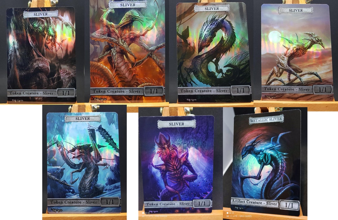 Sliver *FOIL* Value Pack TCG Tokens Custom Altered - Etsy