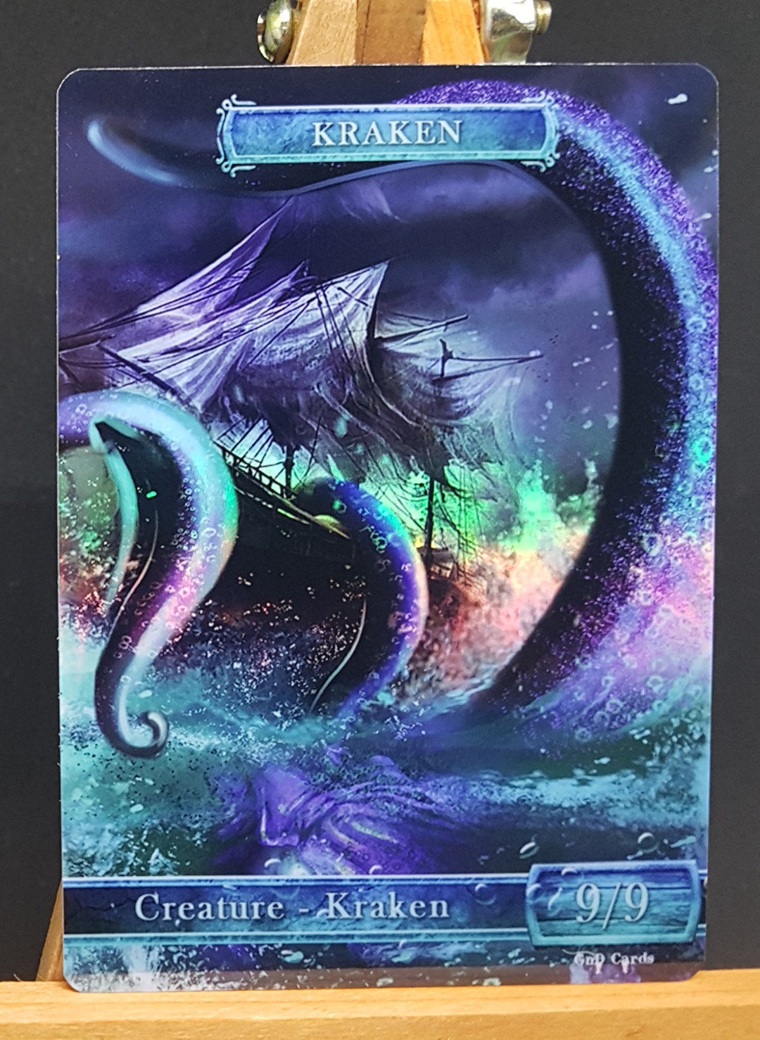 1x Kraken #1 *FOIL LAMINATED* Custom Altered Token - Etsy