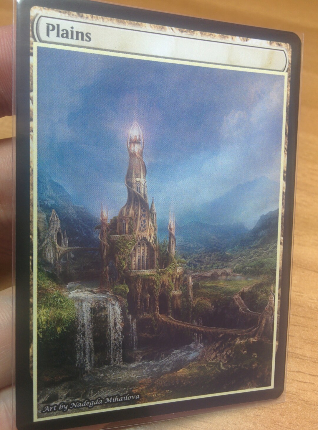 1x Plains 10 Extended Textless Full Art Custom Altered Basic Land MTG ...