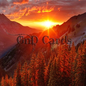 Art Print mountain Sunset A4 Size, Wall Decor, Fantasy Art, Mythical ...