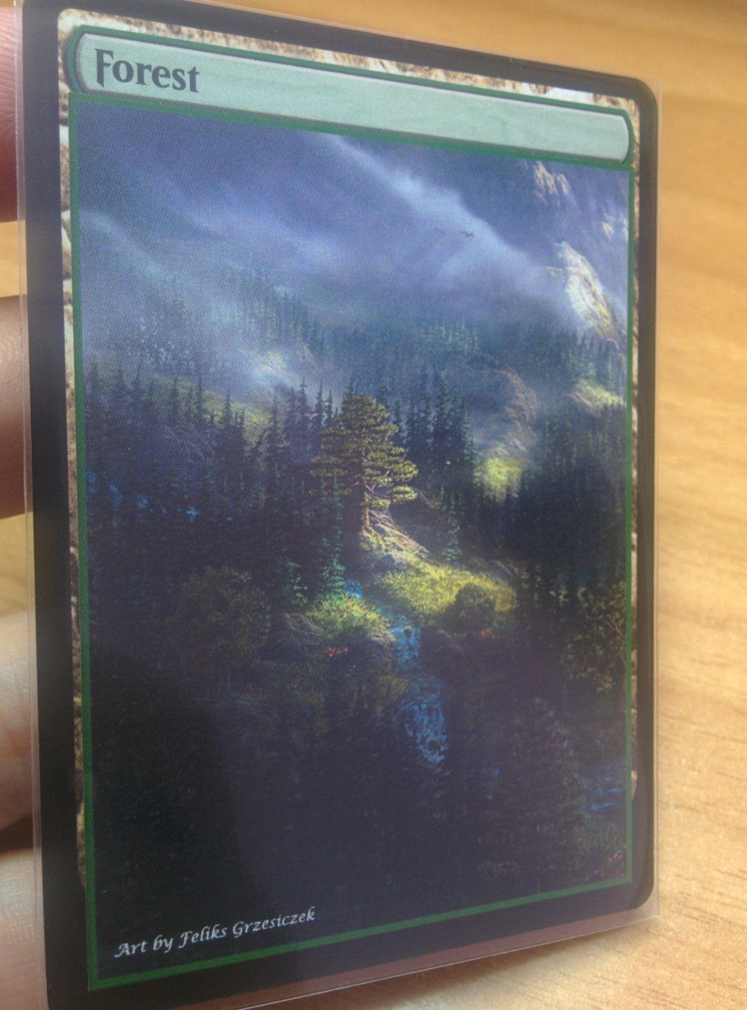 1x Forest 14 Extended Textless Full Art Custom Altered Basic Land MTG ...