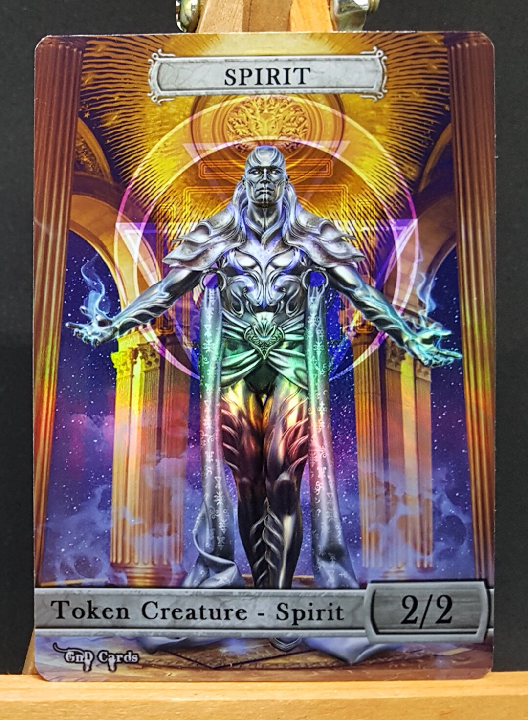 1x Spirit Colorless #17 *FOIL LAMINATED* Custom Altered Token Gnd Cards ...