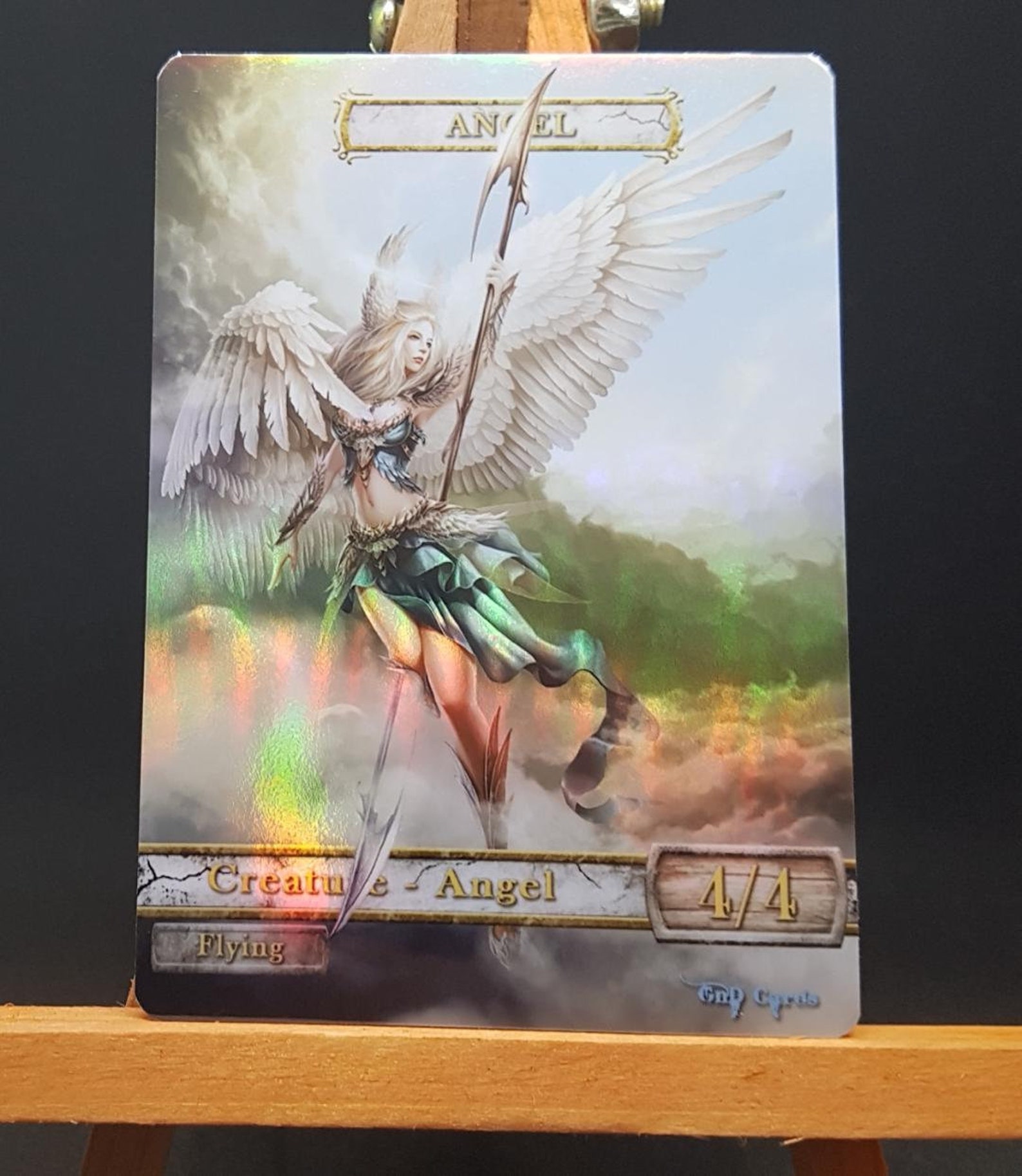 1x Angel 6 FOIL LAMINATED Custom Altered Token - Etsy