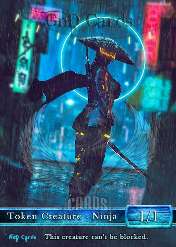 3x Ninja 2 Custom Altered Tokens | Etsy