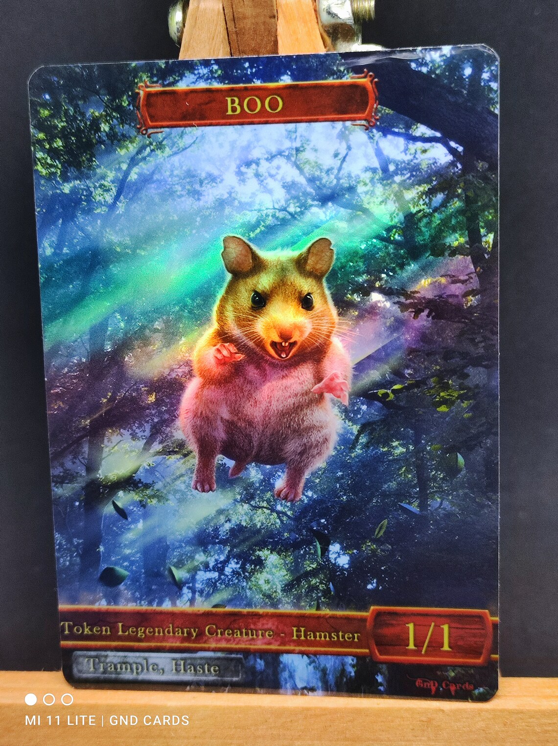 1x Boo FOIL LAMINATED Custom Altered Token - Etsy