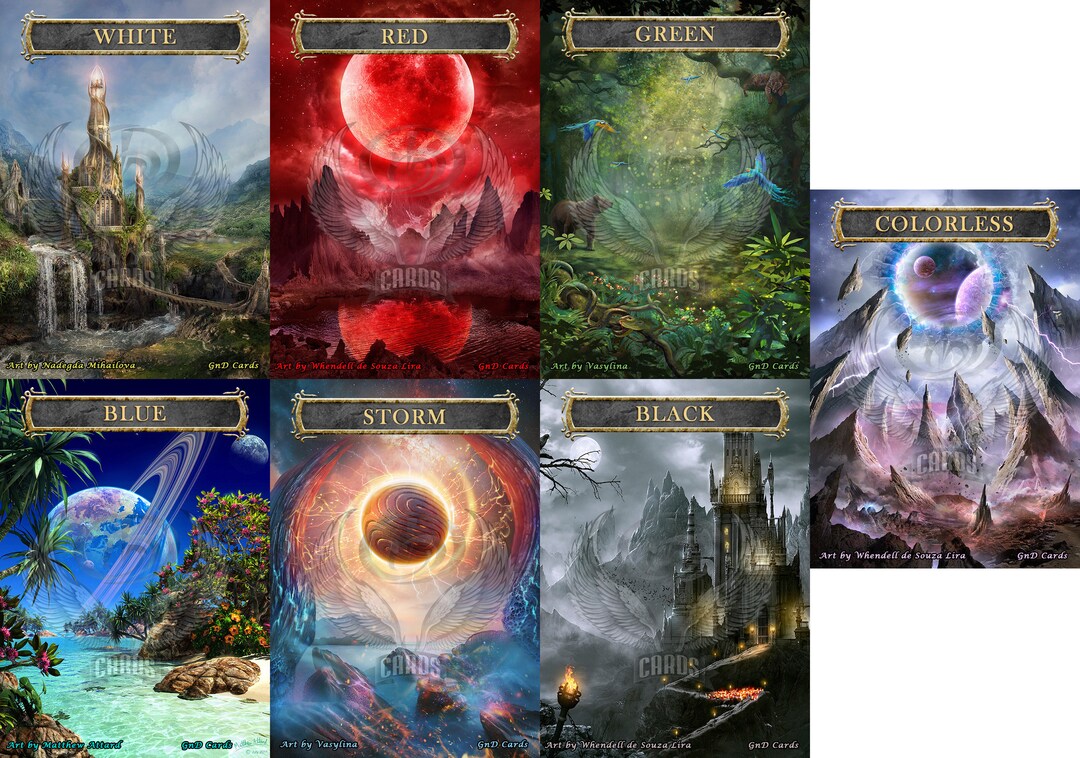 Value Pack of Storm-mana Counters #2 (all Mana+colorless+storm) - Etsy