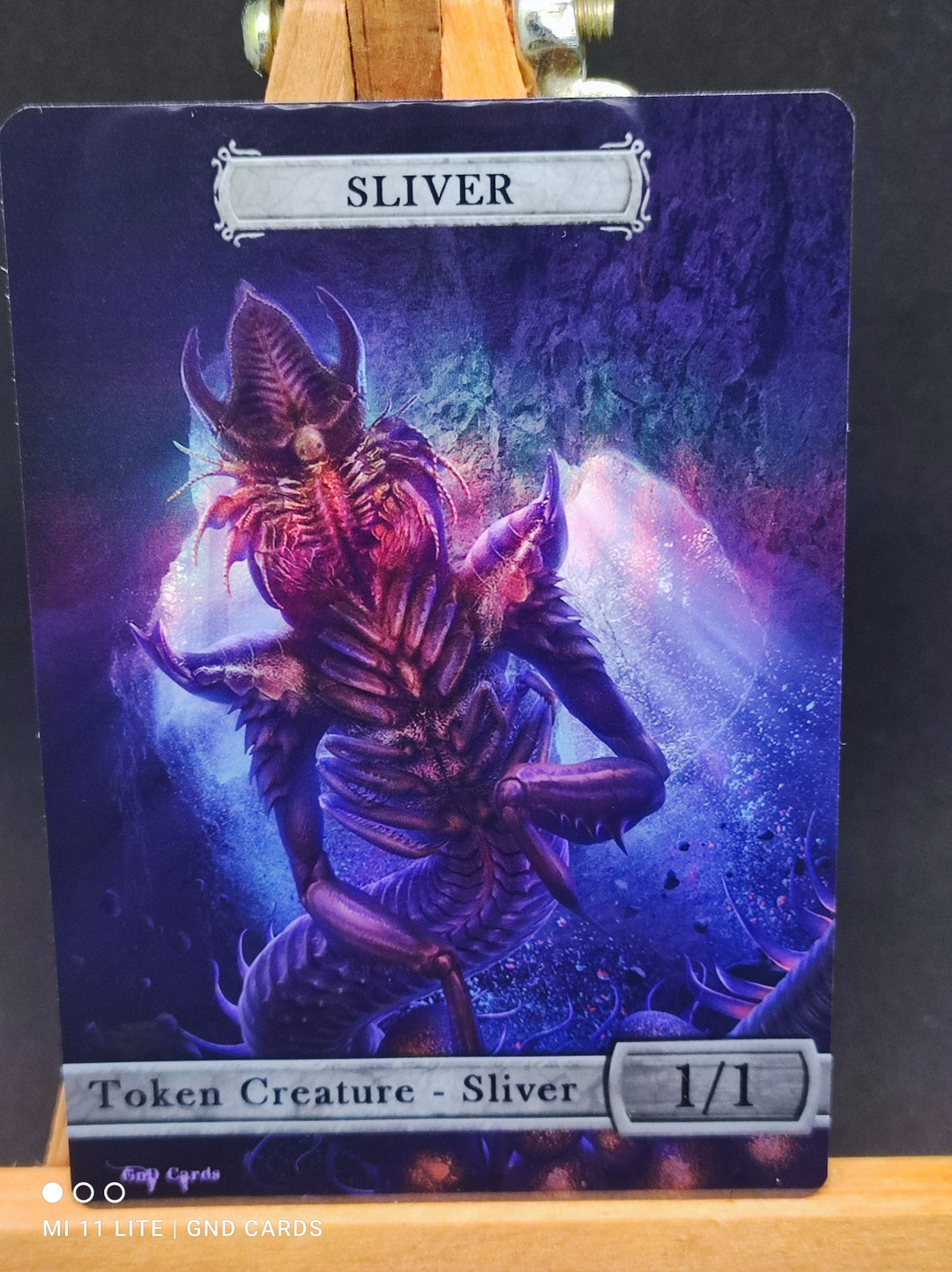 1x Sliver #6 *FOIL LAMINATED* Custom Altered Token - Etsy
