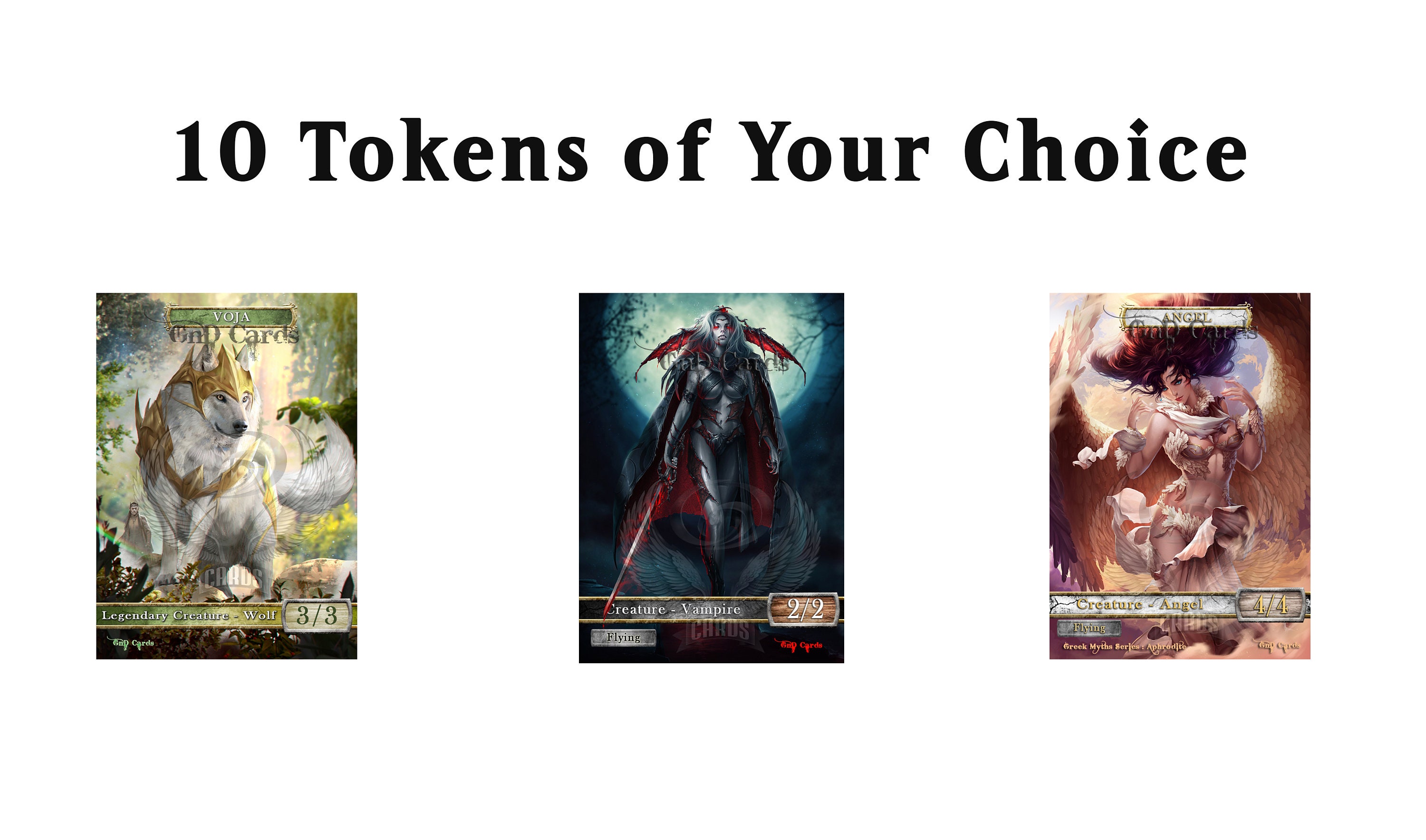 10x Pack Custom Altered Tokens of YOUR CHOICE - Etsy UK