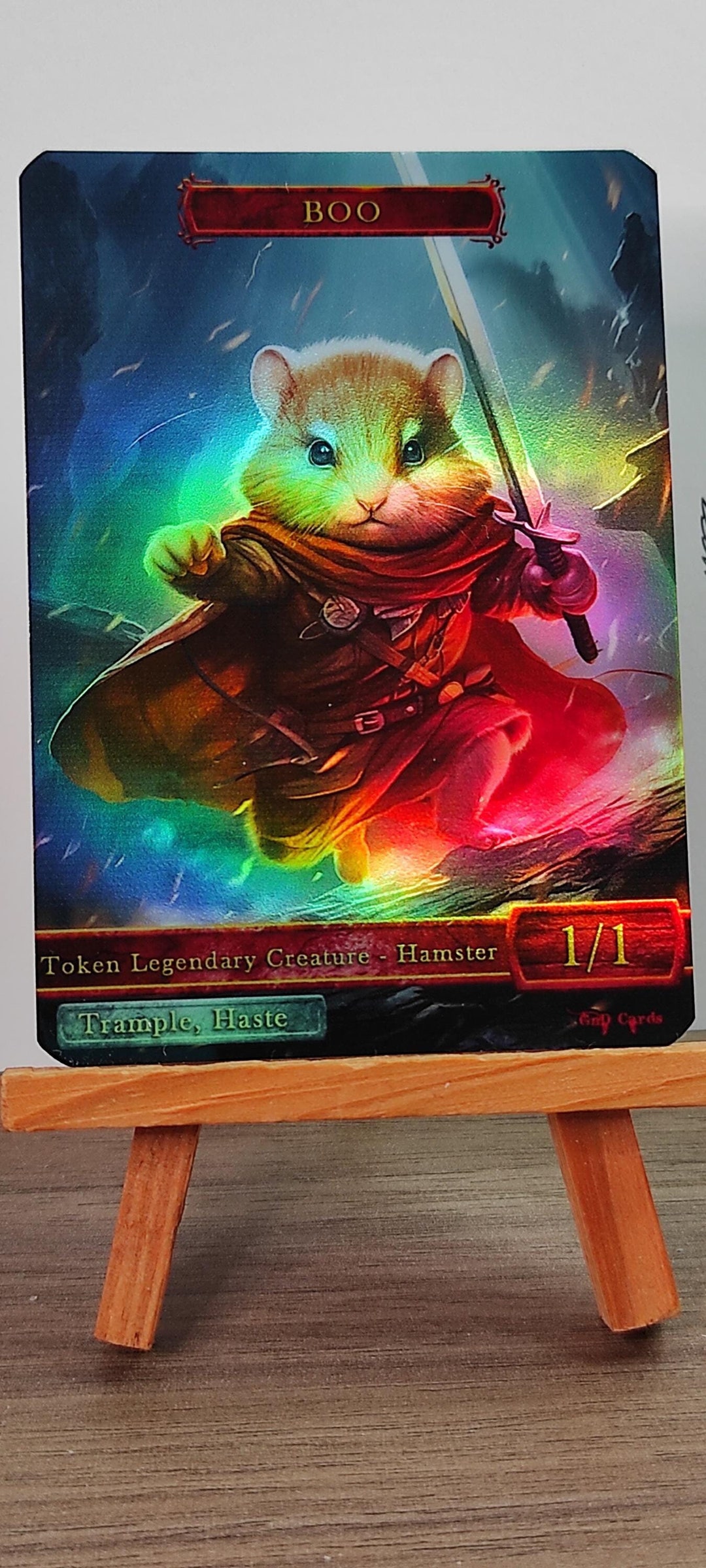 1x Boo 3 FOIL LAMINATED Custom Altered Token - Etsy