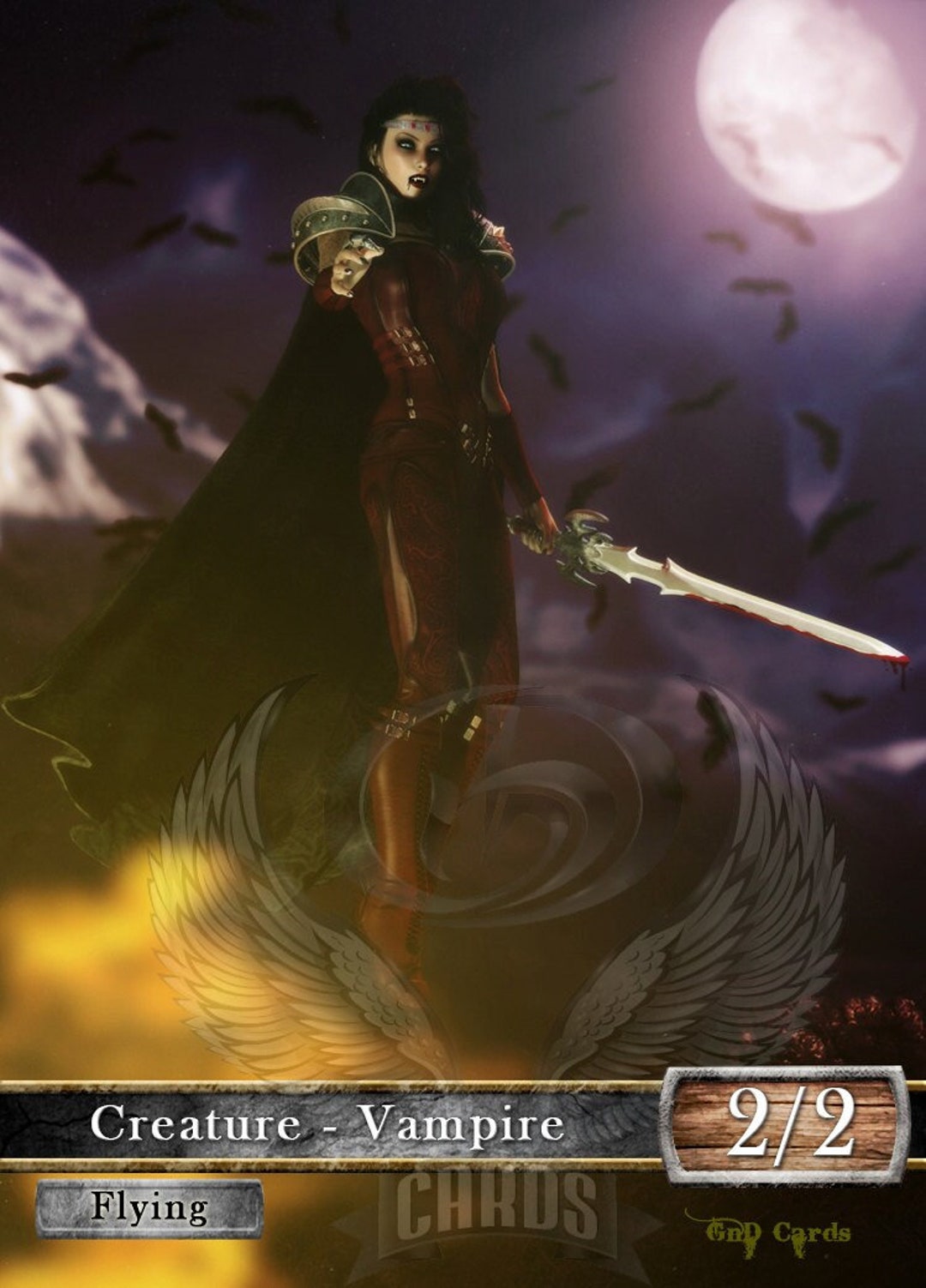 Vampire #8 TCG Token Custom Altered - Etsy