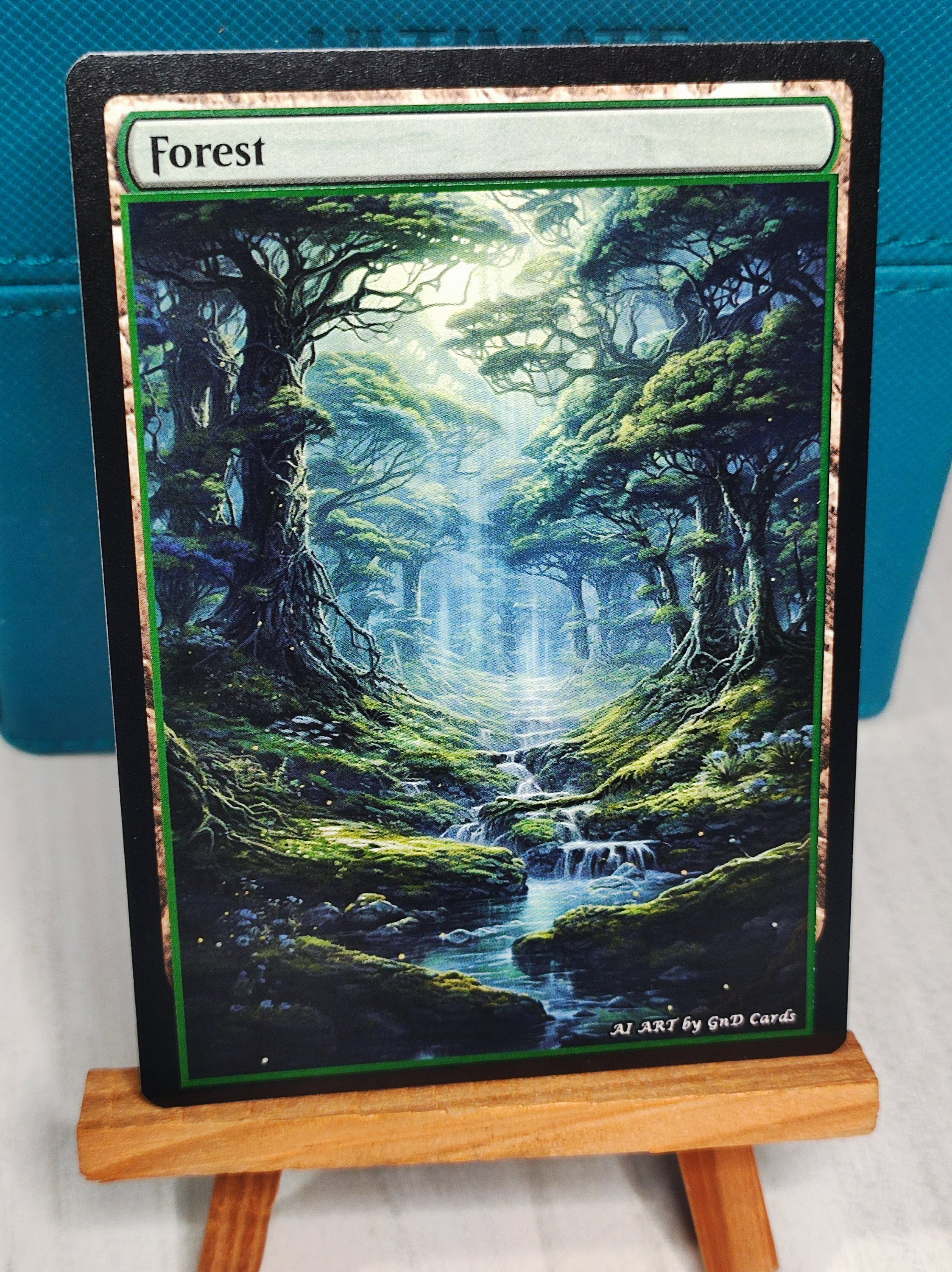 1x Forest 28 Extended Textless Full Art Custom Altered Basic Land MTG ...