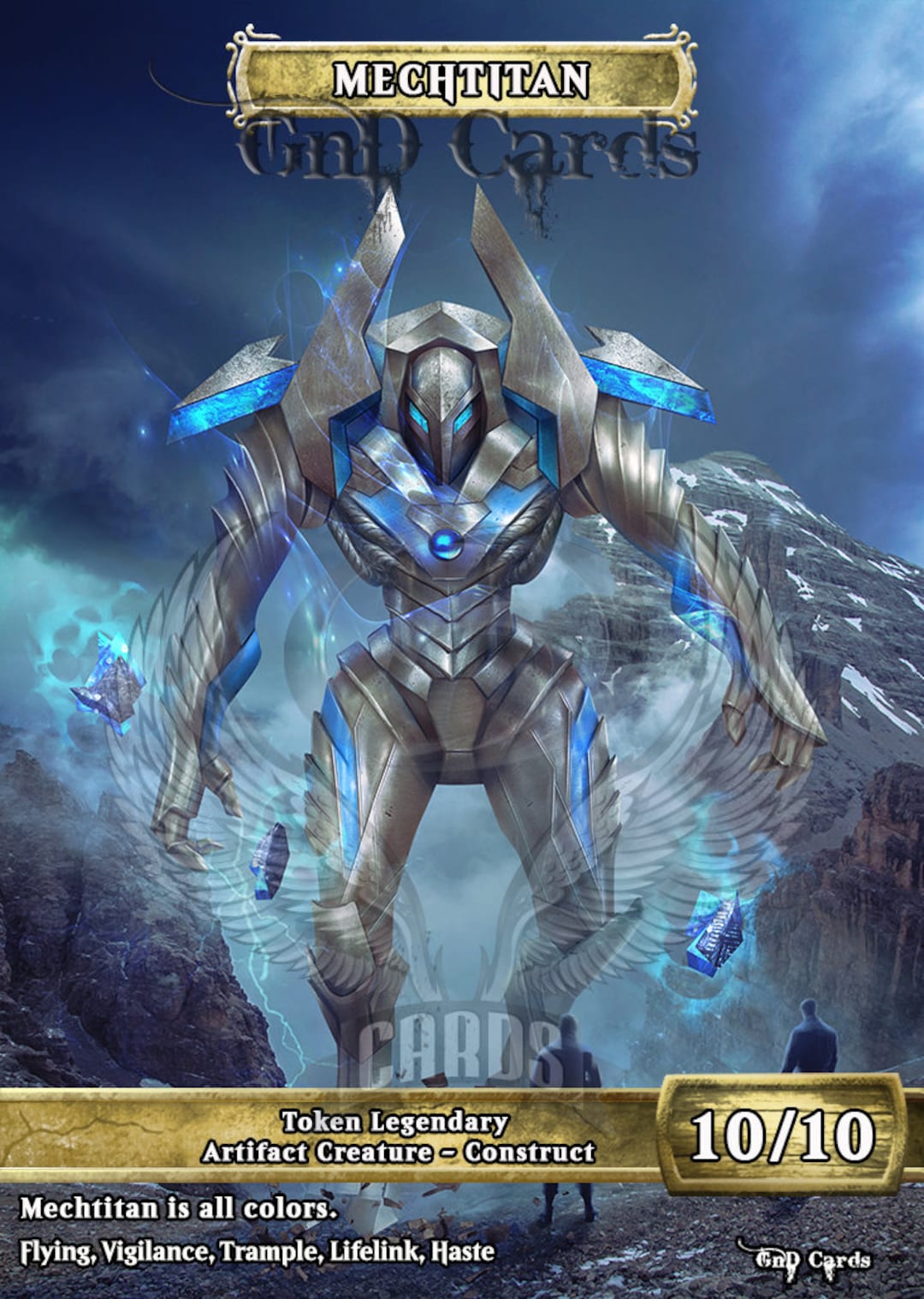 Mechtitan #2 TCG Token Custom Altered - Etsy