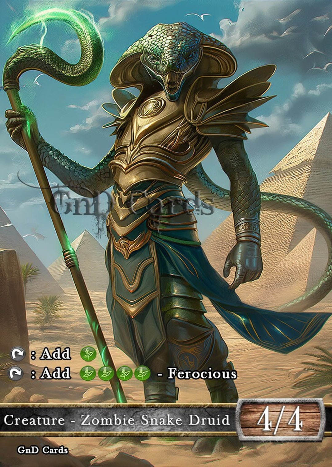 Fanatic of Rhonas TCG Token Eternalized Custom Altered - Etsy