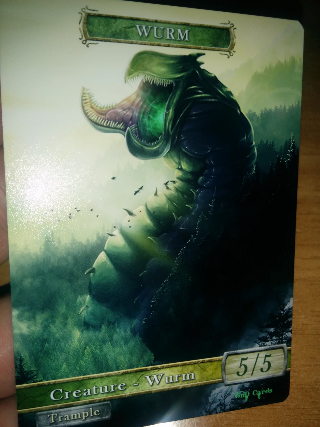 3x Wurm 1 Custom Altered Tokens | Etsy