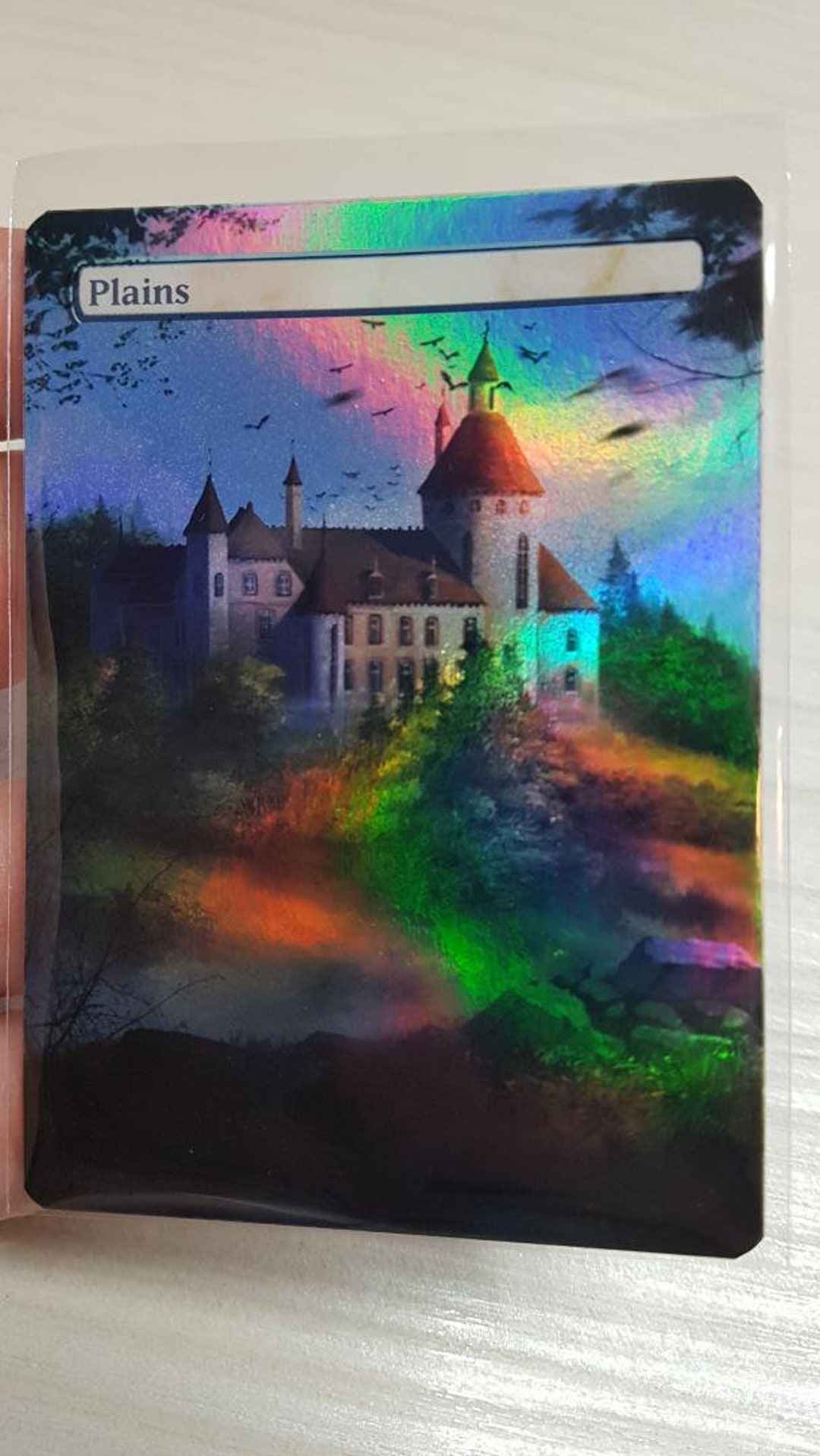 1x Plains 18 FOIL Borderless Full Art Custom Basic Land MTG - Etsy