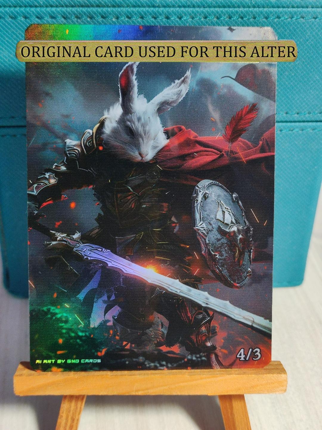 1x Foil Altered Art Baylen, the Haymaker (non-foil Into Foil) I New Edh ...