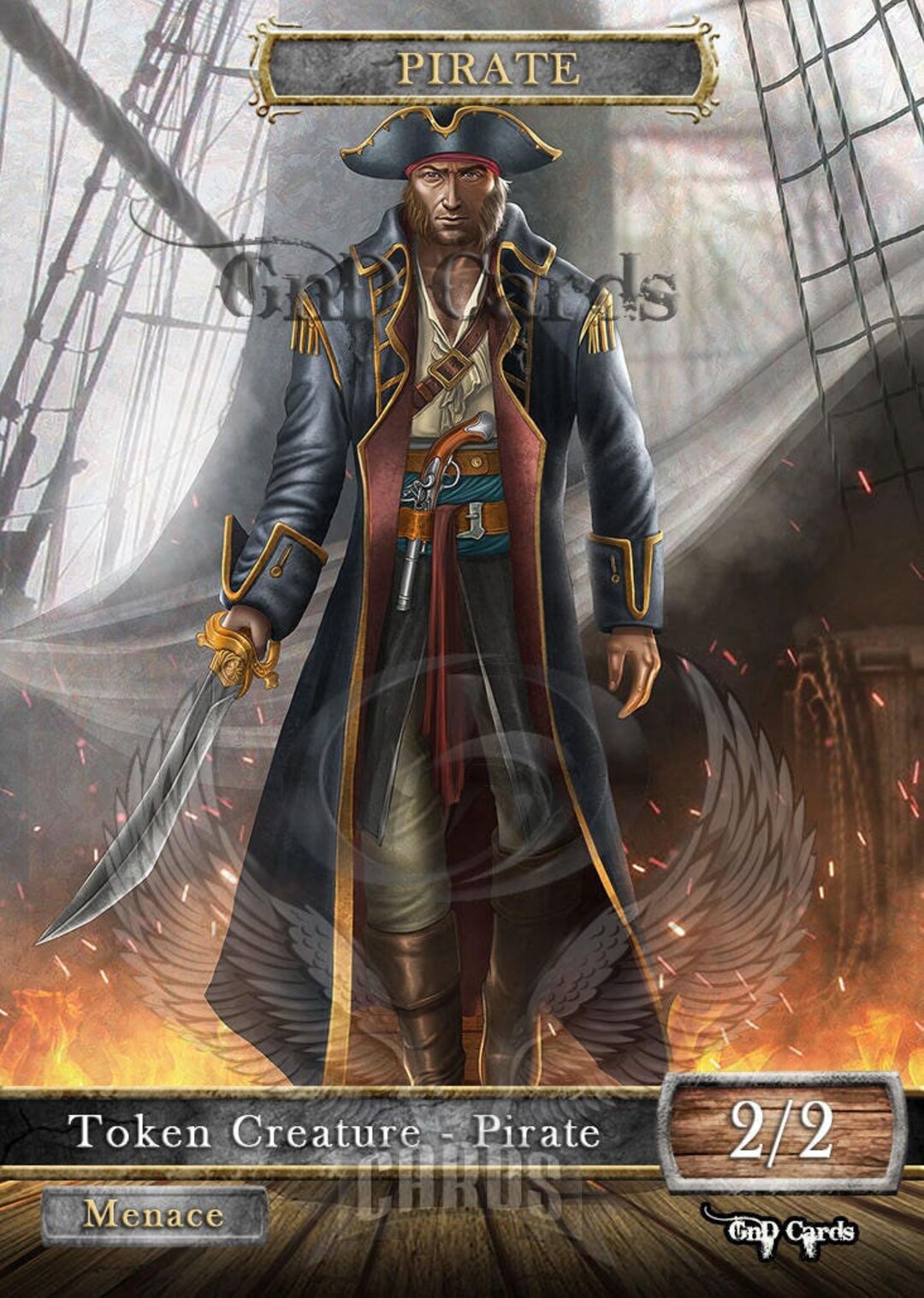 Pirate #1 TCG Token Custom Altered - Etsy