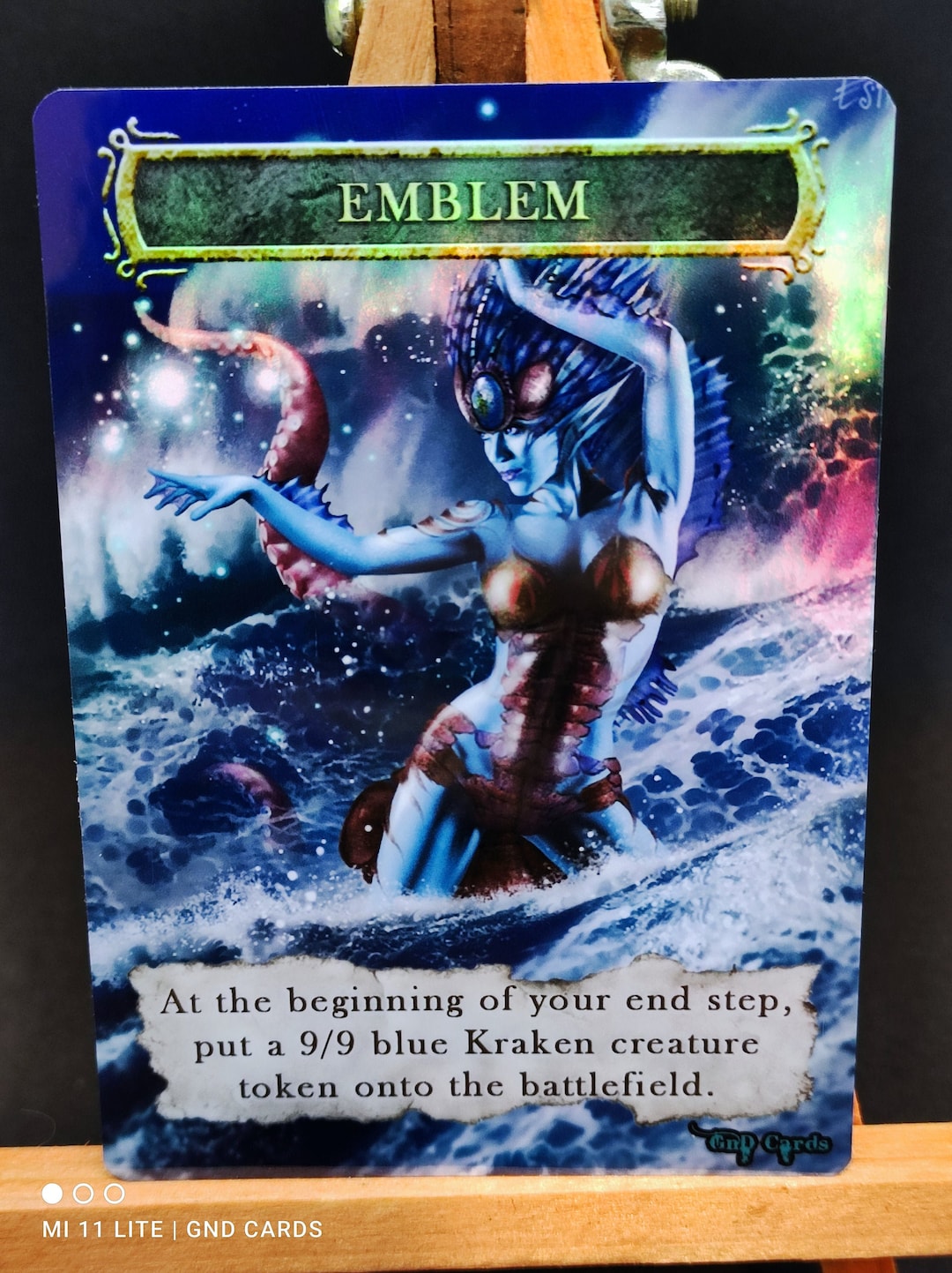 1x FOIL LAMINATED Emblem Kiora the Crashing Wave 1 Custom Altered - Etsy