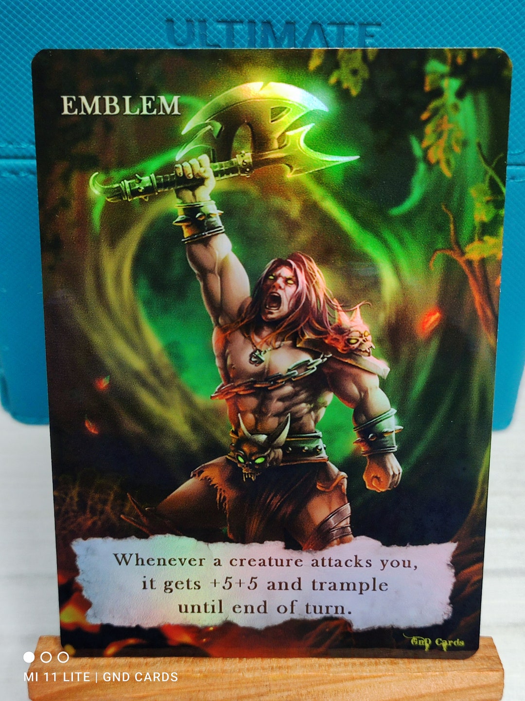 1x *FOIL LAMINATED* Garruk Apex Predator Emblem Custom Altered - Etsy