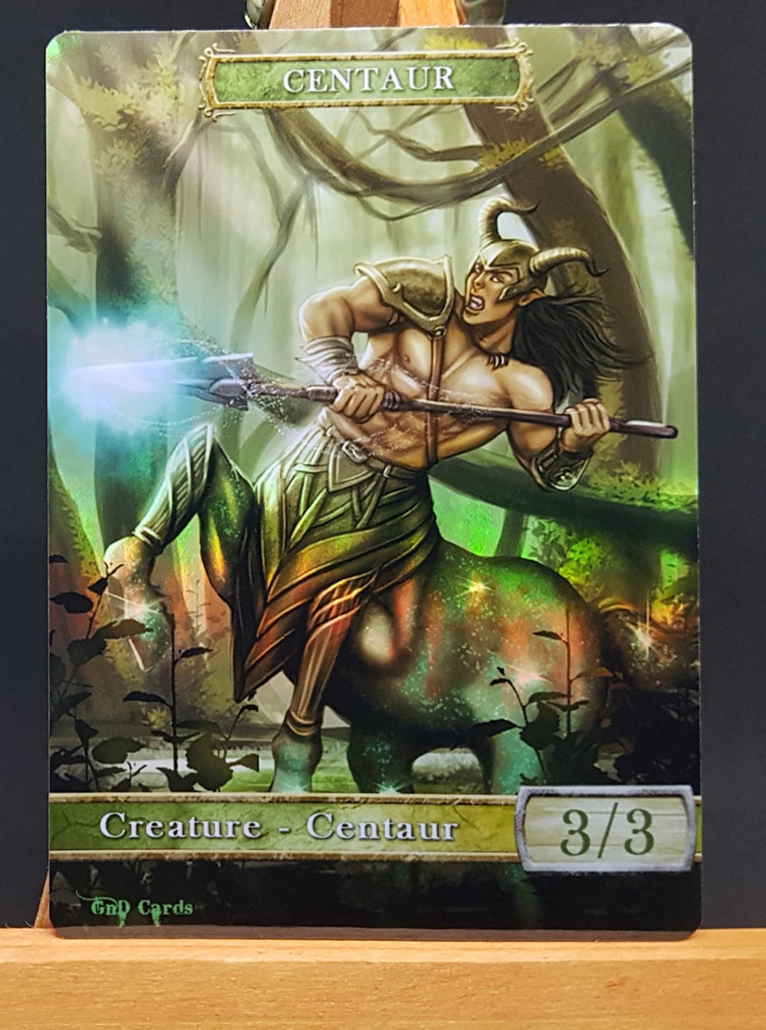 1x Centauro 1 FOIL LAMINADO Token alterado personalizado - Etsy España