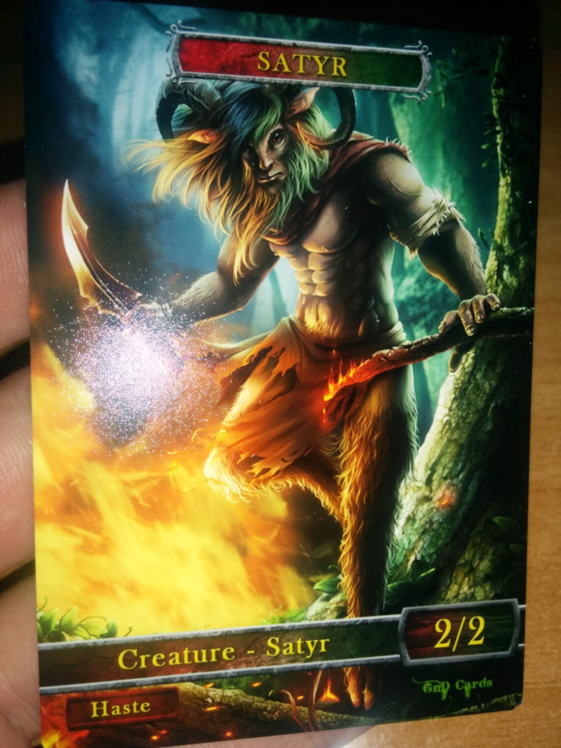 3x Satyr 1 Custom Altered Tokens | Etsy