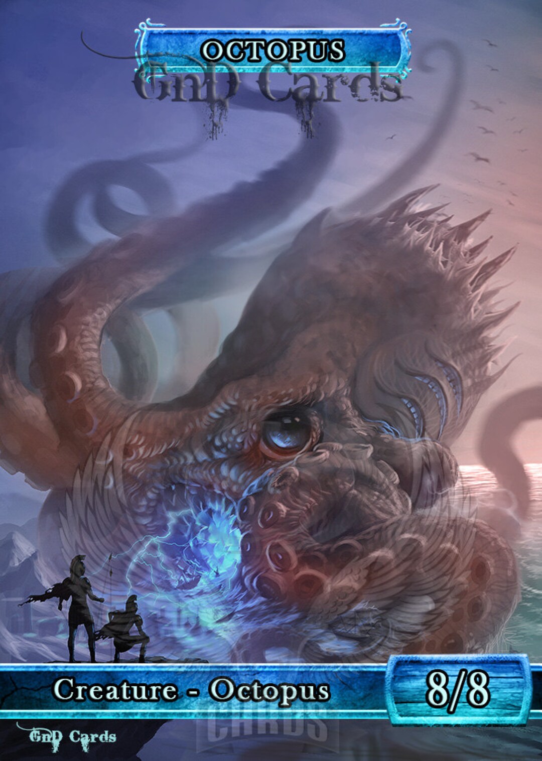 3x Octopus 2 Custom Altered Tokens - Etsy