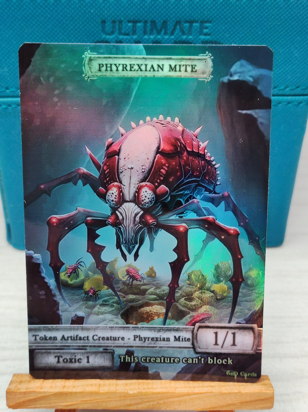 1x Phyrexian Mite #2 *FOIL LAMINATED* Custom Altered Token - Etsy