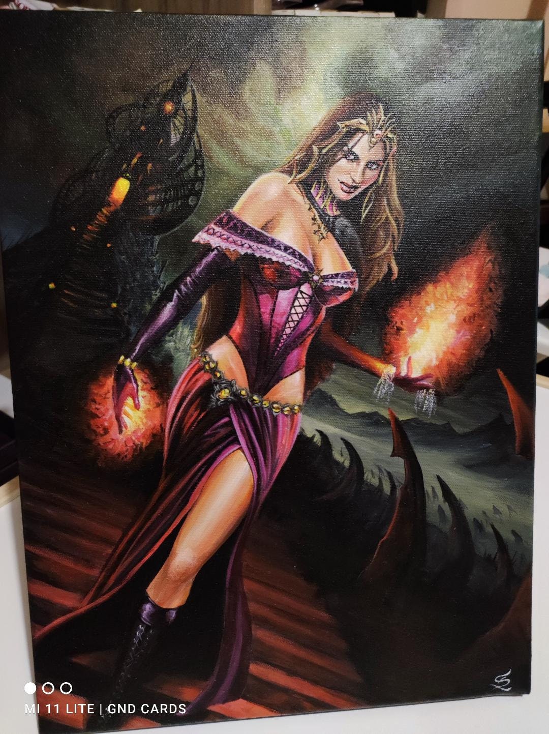 Liliana Of The Veil Altered Art