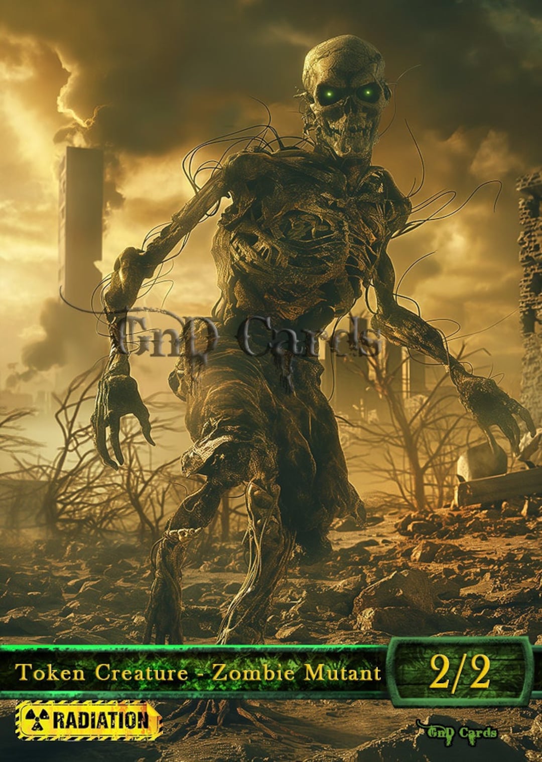Zombie Mutant #2 TCG Token Custom Altered - Etsy