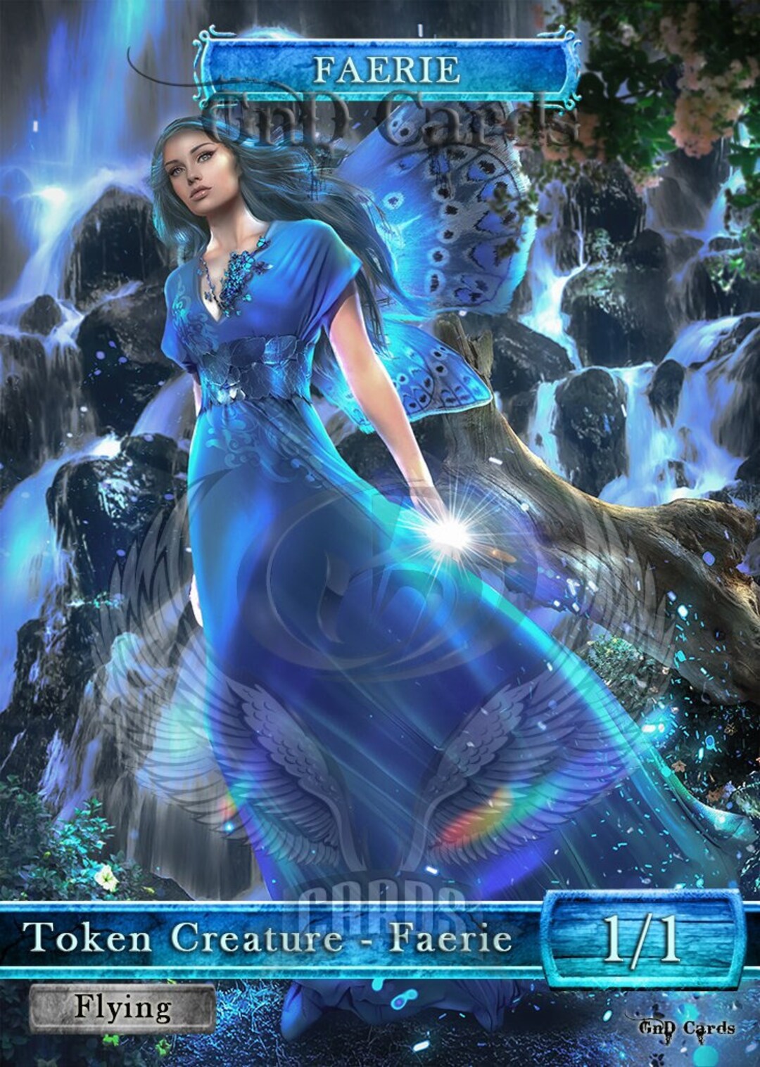 Blue Faerie #15 TCG Token Custom Altered - Etsy