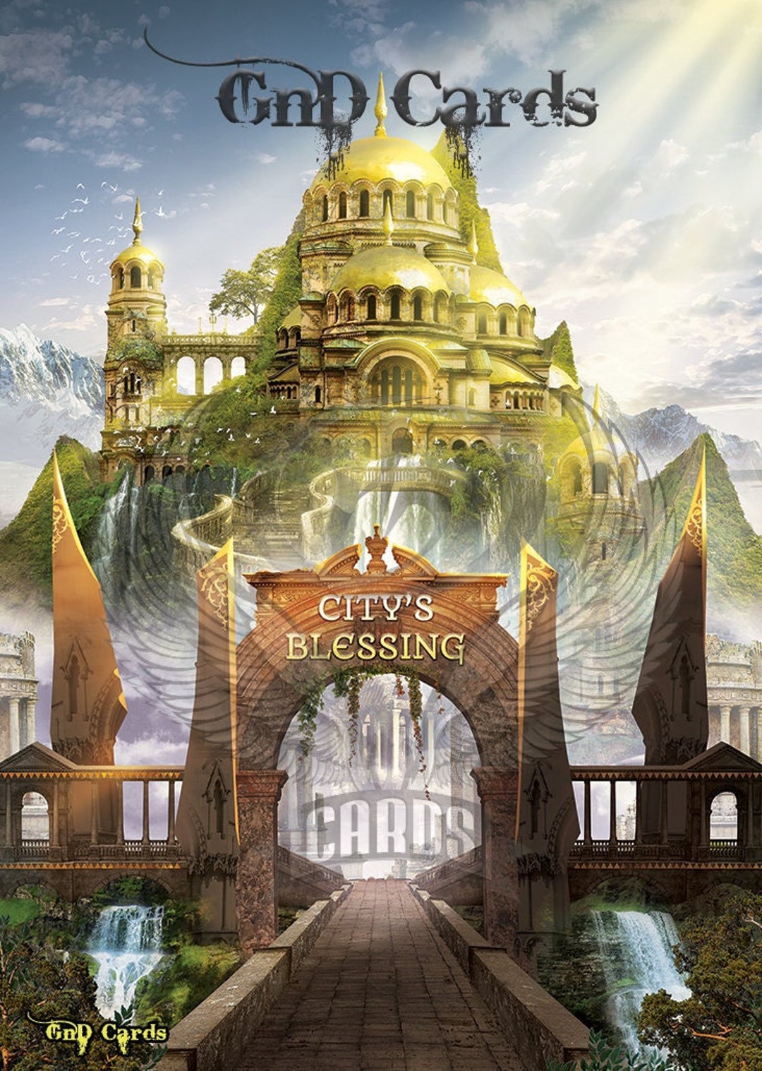 City's Blessing #1 TCG Token Custom Altered - Etsy