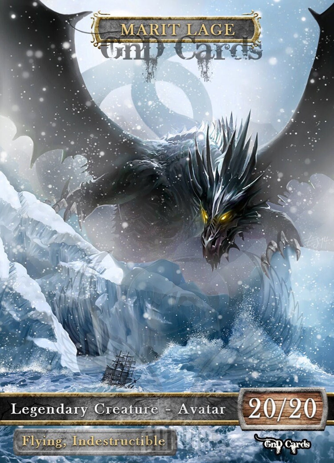 Marit Lage #1 TCG Token Custom Altered - Etsy