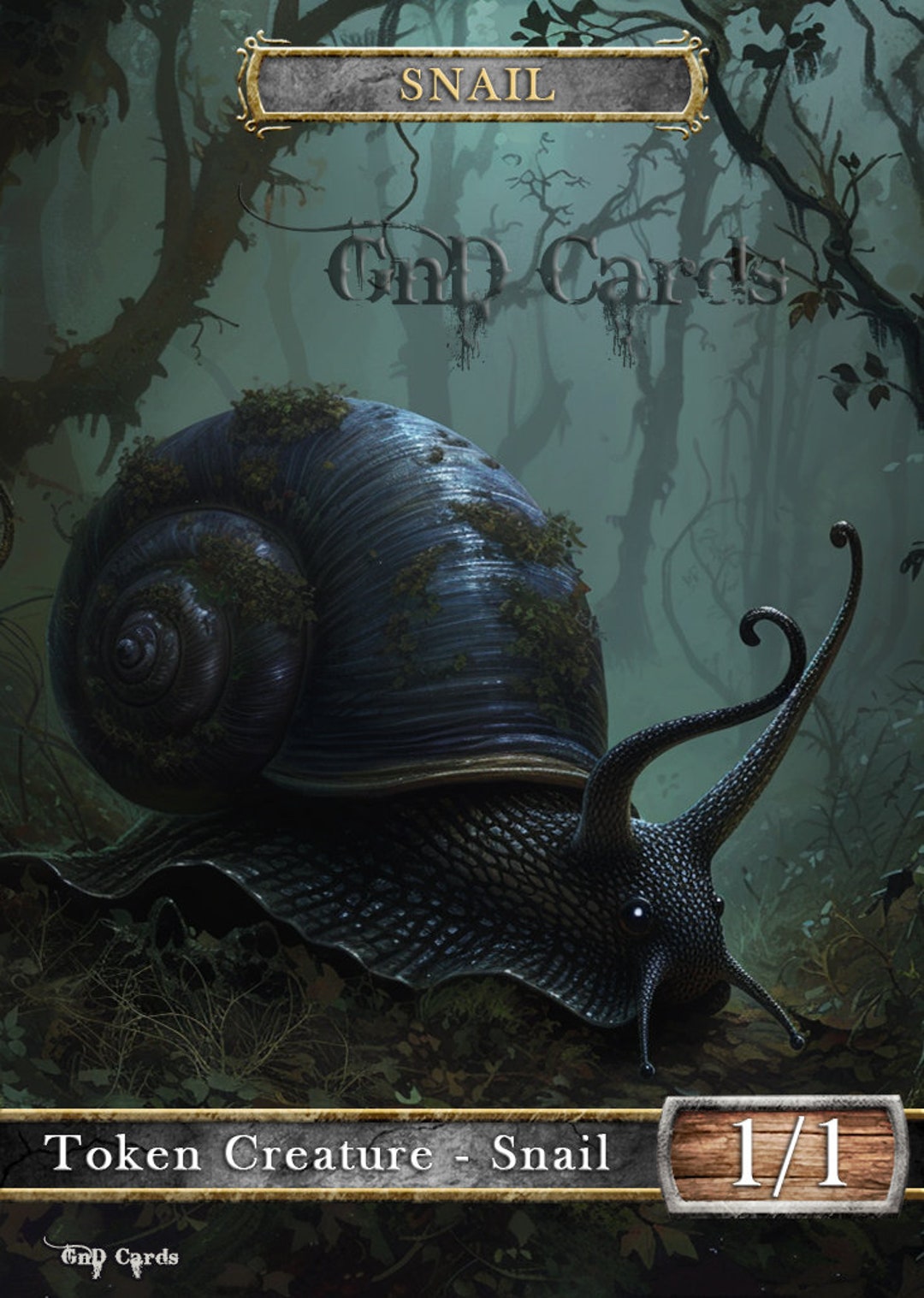 Snail TCG Token Custom Altered - Etsy