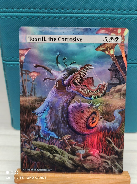1x Foil Altered Art Toxrill the Corrosive MTG non-foil Into | Etsy