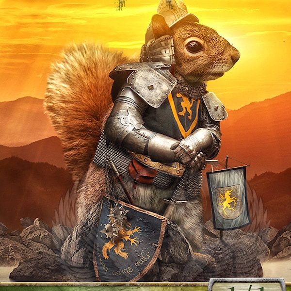 Squirrel Token - Etsy