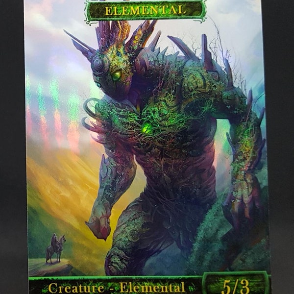 Green Elemental Token - Etsy