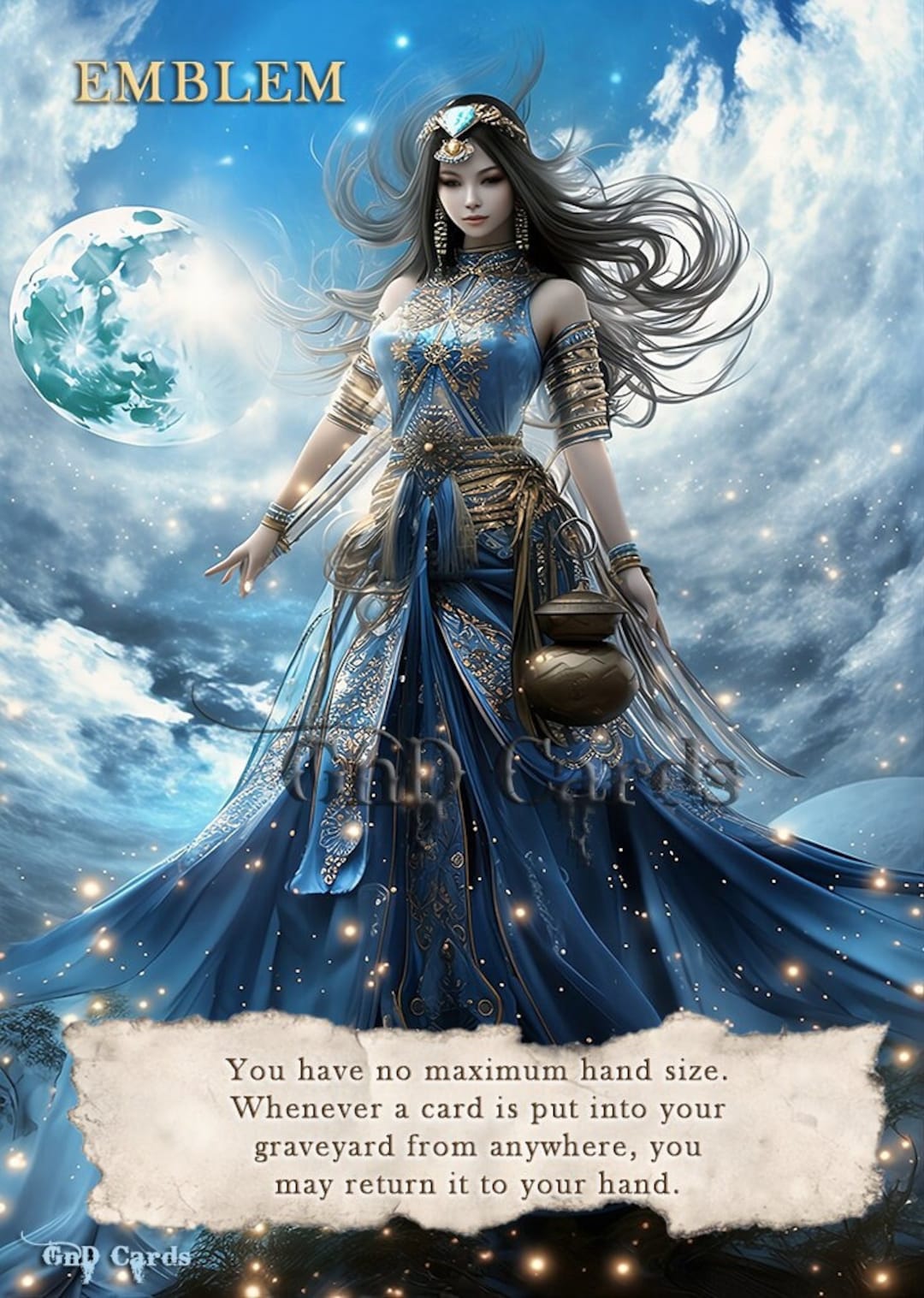 1x Tamiyo the Moon Sage Emblem #2 Ai Art Custom Altered - Etsy