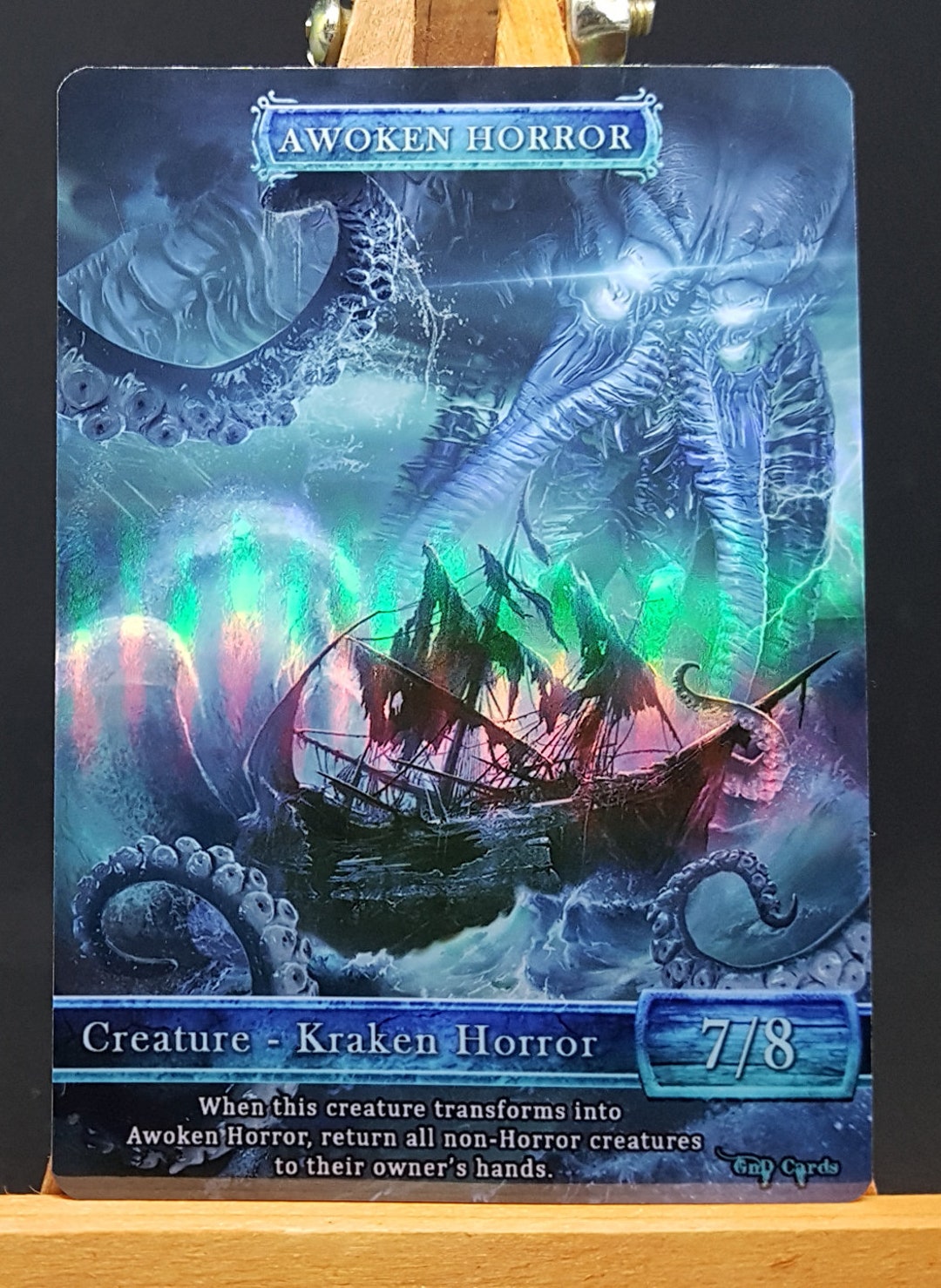 1x Awoken Horror Token/reminder FOIL Custom Altered - Etsy